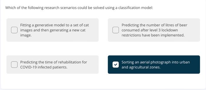 Solved Which of the following research scenarios could be | Chegg.com Solved Which of the following research scenarios could be | Chegg.com