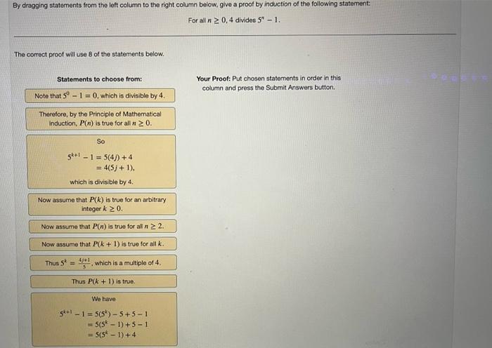 Solved Induction proofs. Please look at both pictures since | Chegg.com