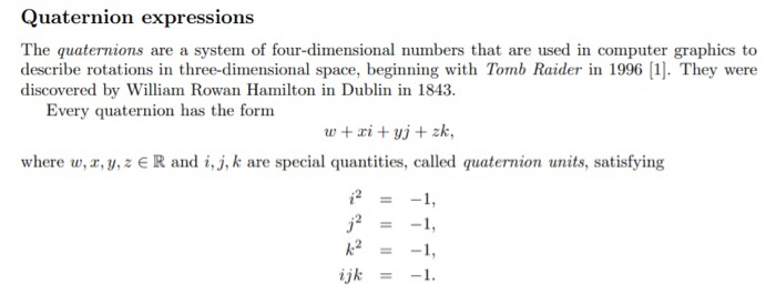 Turing machines A signed quaternion unit product is a | Chegg.com