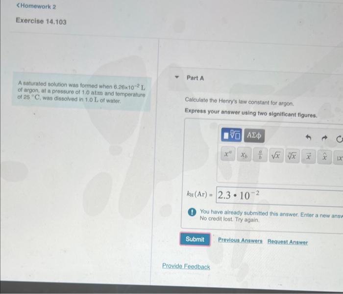 Solved help i found number of argon moles and plugged | Chegg.com