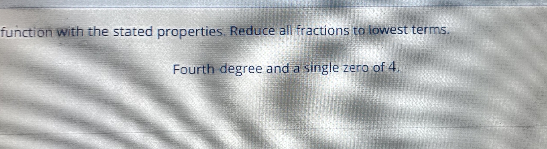 Solved function with the stated properties. Reduce all | Chegg.com
