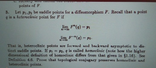 am struggling to prove that topological conjugacy | Chegg.com