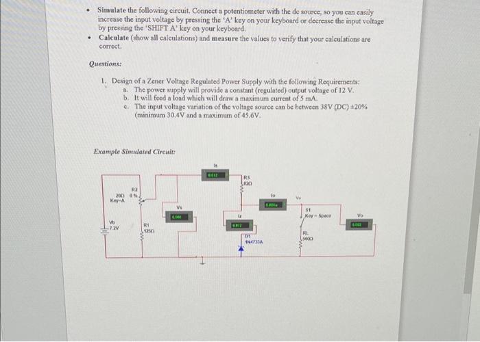 - Simulate the following circuit. Connect a | Chegg.com
