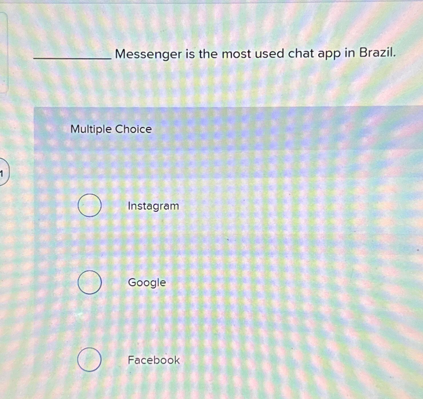 Solved Messenger is the most used chat app in | Chegg.com