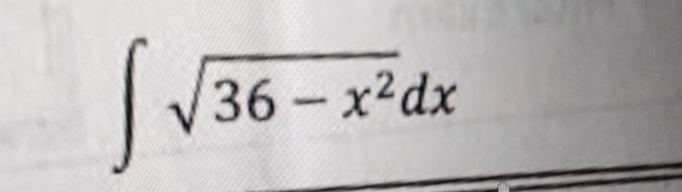 Solved ∫﻿﻿36-x22dx | Chegg.com