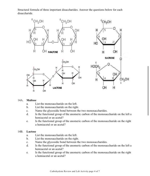 Solved Glycoside Formation: Hemiacetals (and hemiketals) | Chegg.com