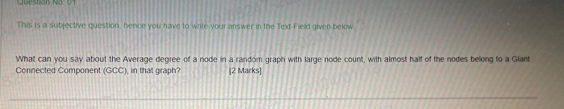 Solved This is a subjective question, hence you have to | Chegg.com