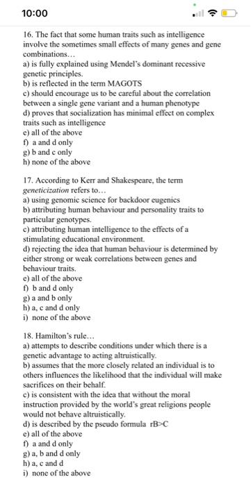 10:00 10. The correlation causation fallacy... a) is | Chegg.com