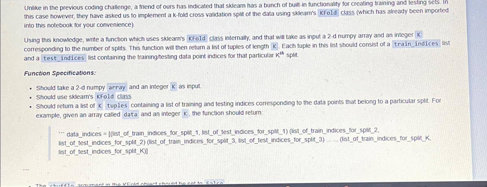 Solved Unlike in the previous coding challenge, a friend of | Chegg.com