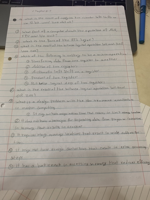 Solved command Qs which the Balewing sletewat in mat | Chegg.com