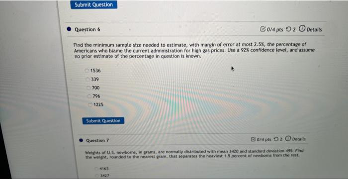 Solved Find the minimum sample size needed to estimate, with | Chegg.com