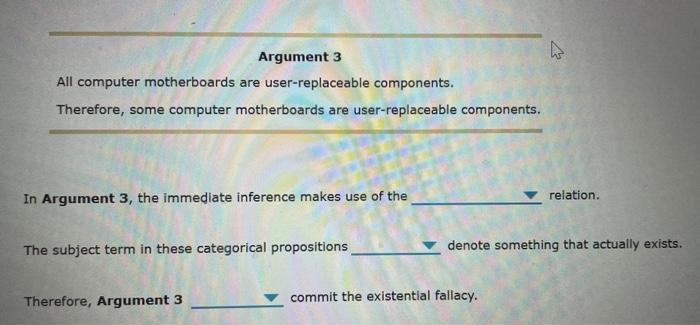 first blanks are either (contradictory, subcontrary, | Chegg.com