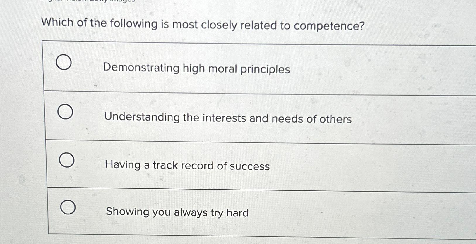 Solved Which of the following is most closely related to | Chegg.com