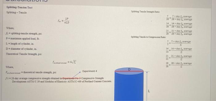Solved determination of hardened properties of concrete | Chegg.com