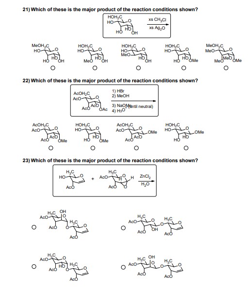 Please answer questions 21-23 ﻿and explain reasoning | Chegg.com