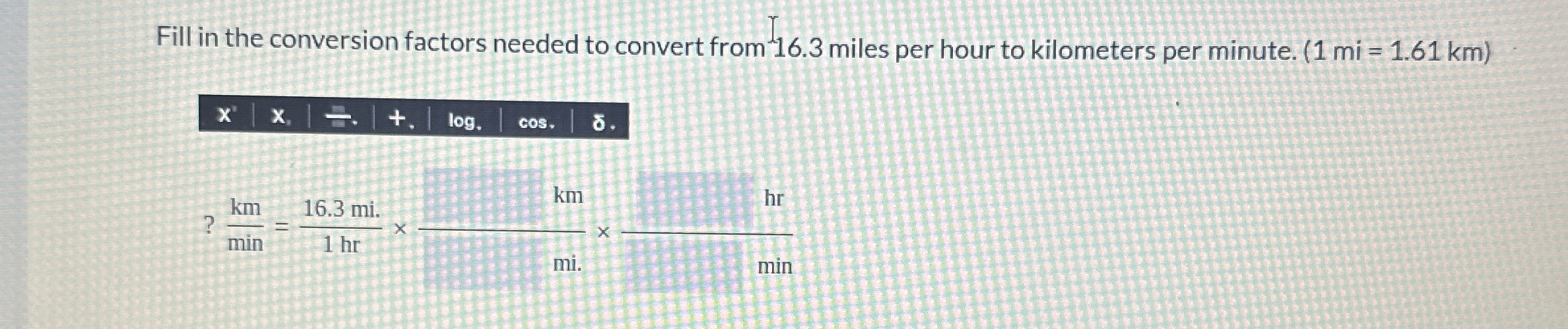 Solved Fill in the conversion factors needed to convert from | Chegg.com