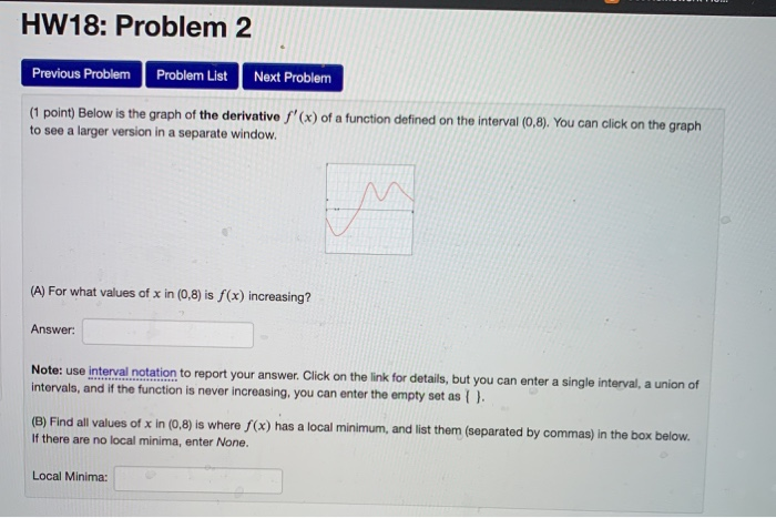 Solved HW18: Problem 2 Previous Problem Problem List Next | Chegg.com