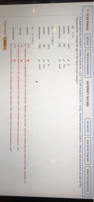 Solved 1. (3.3/5 Points] DETAILS PREVIOUS ANSWERS KATZPSEF1 | Chegg.com