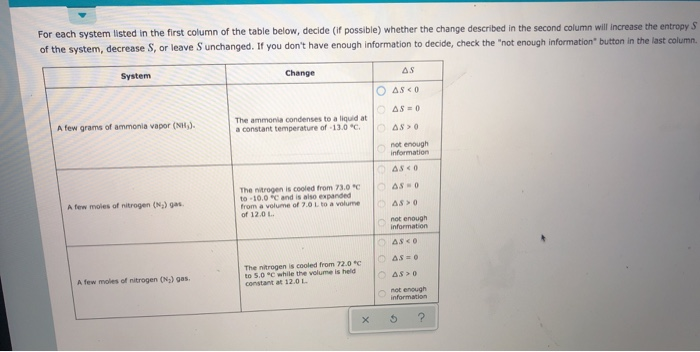 Solved Using the conditions of spontaneity to deduce the | Chegg.com