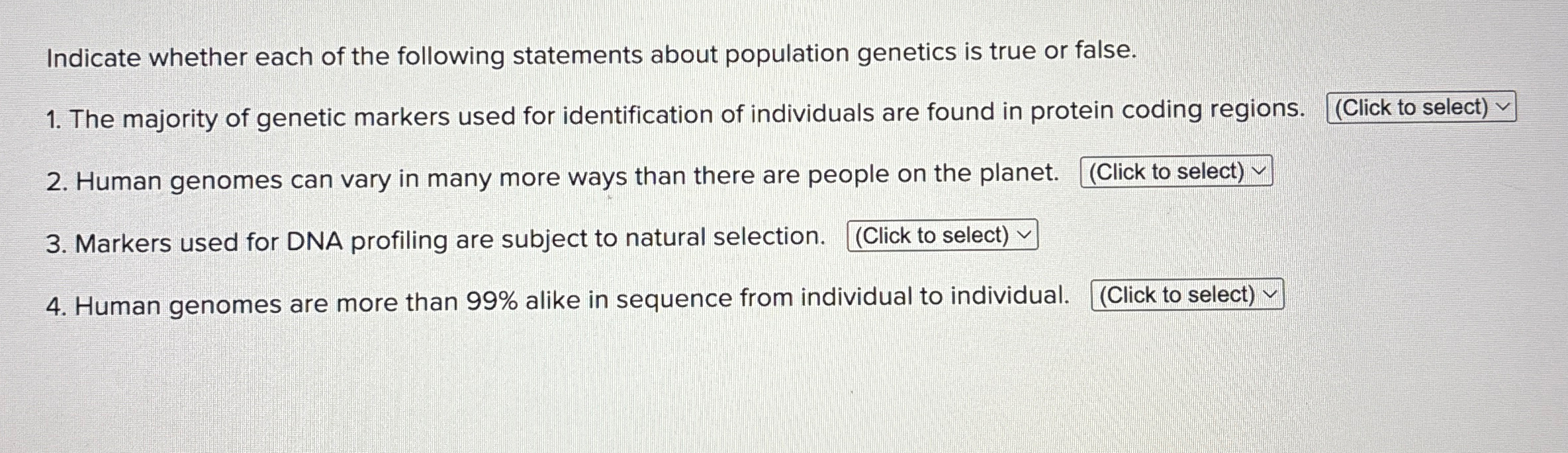 Solved Indicate whether each of the following statements | Chegg.com