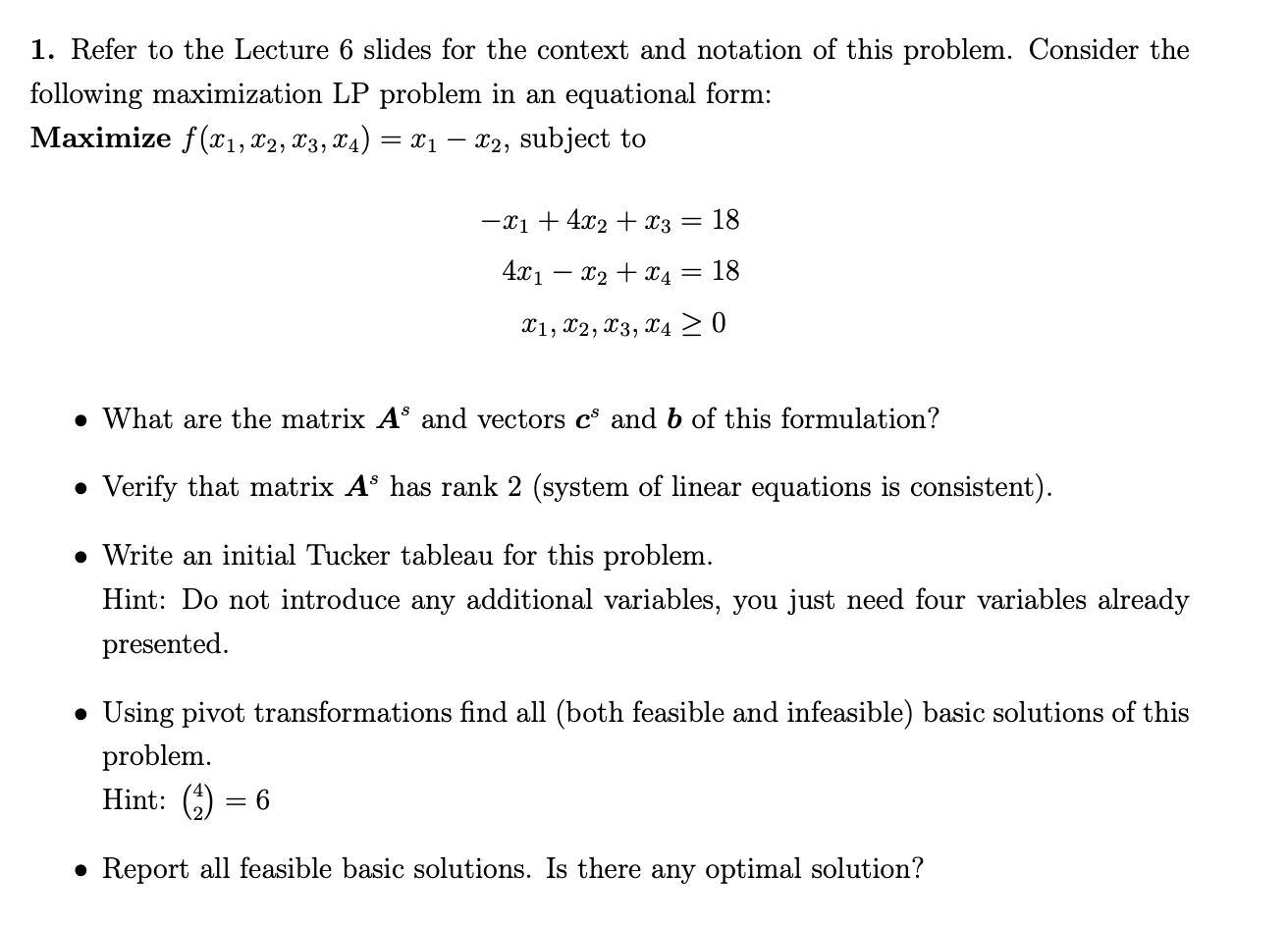 Solved Refer to ﻿the Lecture 6 ﻿slides for the context and | Chegg.com