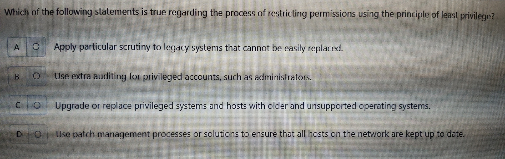 Solved Which of the following statements is true regarding | Chegg.com