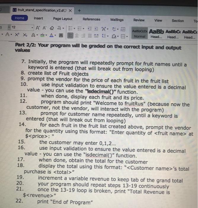 Solved I need help with this program for repl.it! There are | Chegg.com