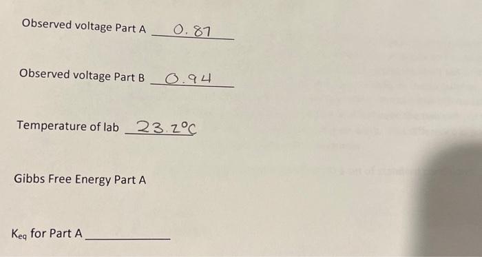 Solved Experiment 11: Electrochemical Cells introduction | Chegg.com