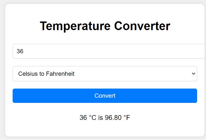 AssignmentCreate a web-based temperature converter | Chegg.com