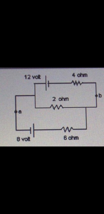 Solved 1-) For the circuit shown in the figure; a-) Find the | Chegg.com