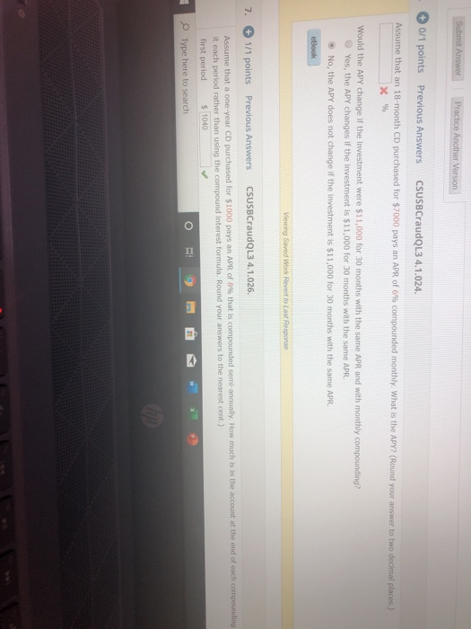 Solved Submit Answer Practice Another Version 0/1 points | Chegg.com