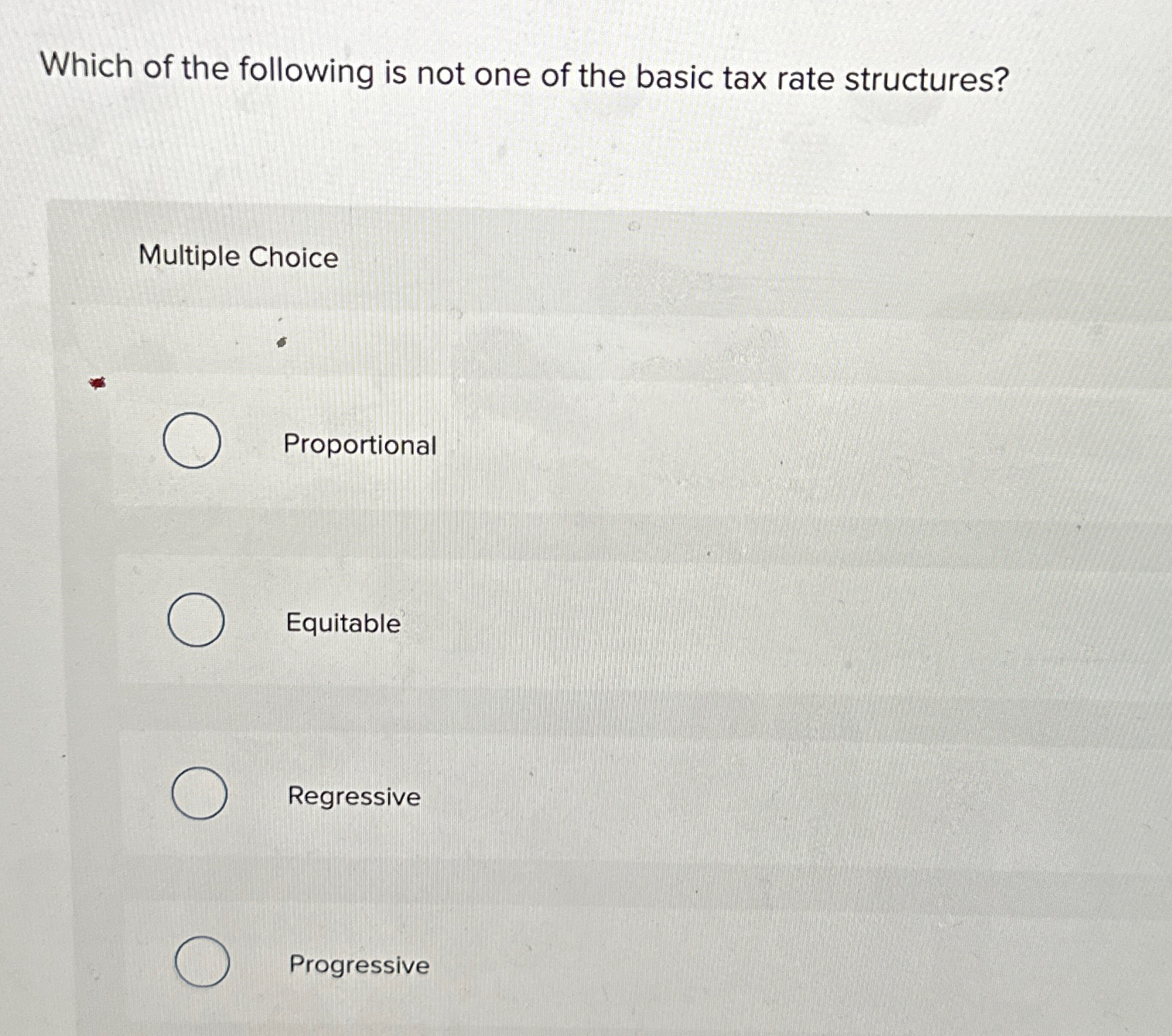 Solved Which of the following is not one of the basic tax | Chegg.com
