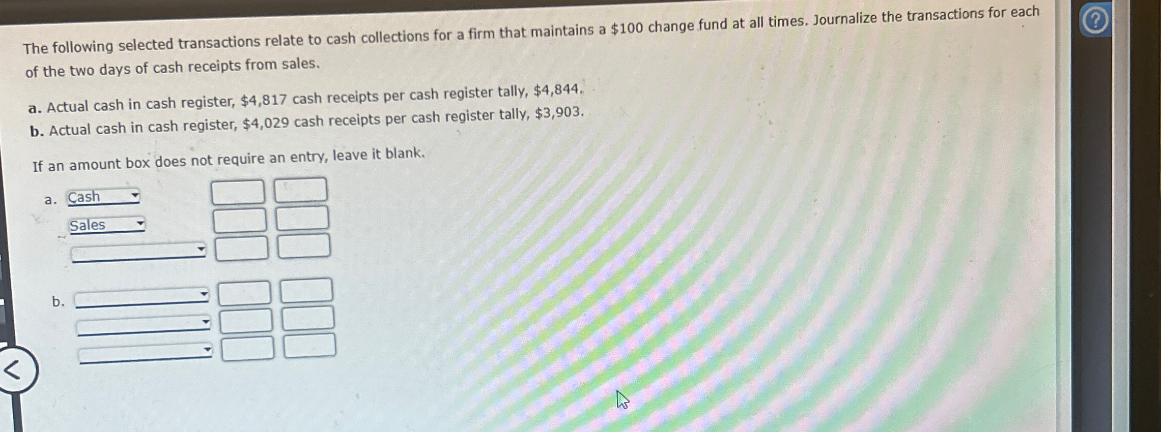 The following selected transactions relate to cash | Chegg.com