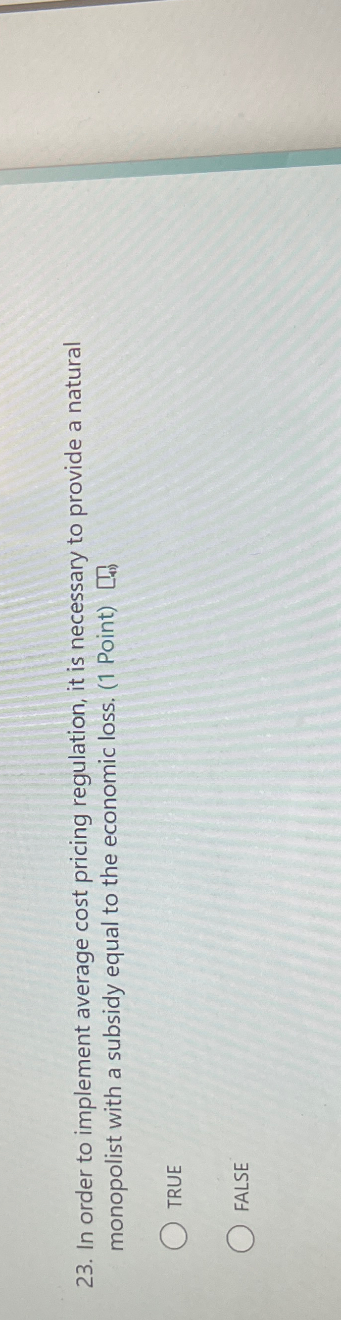 Solved In order to implement average cost pricing | Chegg.com