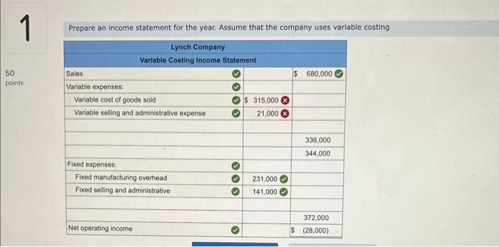 Solved Exercise 6-6 (Algo) Variable and Absorption Costing | Chegg.com