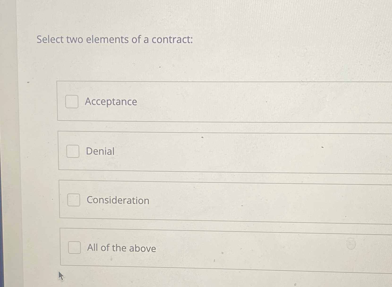 Solved Select two elements of a | Chegg.com