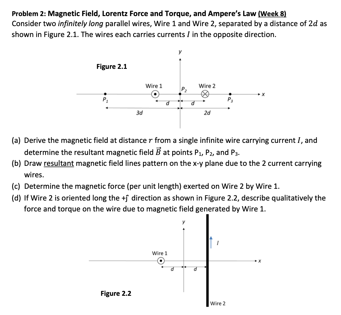 Problem 2: Magnetic Field, Lorentz Force and Torque, | Chegg.com