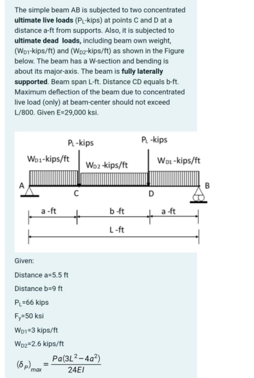 Solved Required: 1. Maximum ultimate shear force, enter unit | Chegg.com