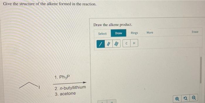 Solved Give the structure of the alkene formed in the | Chegg.com