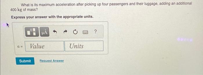 Solved A compact car has a maximum acceleration of 5.0 m/s2 | Chegg.com