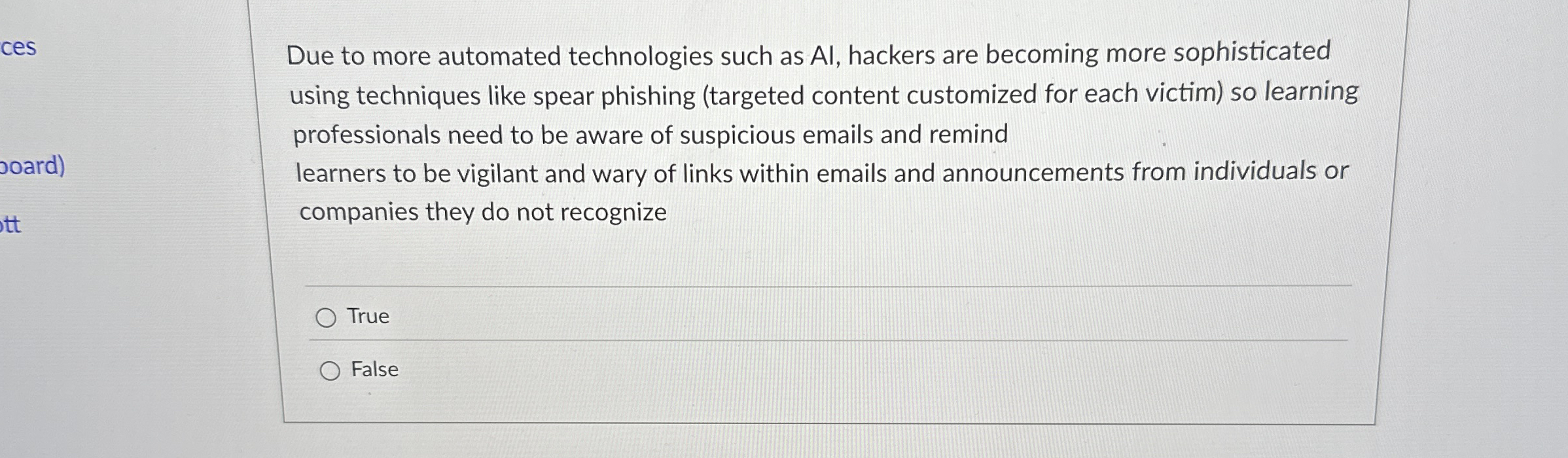 Solved Due to more automated technologies such as AI, | Chegg.com