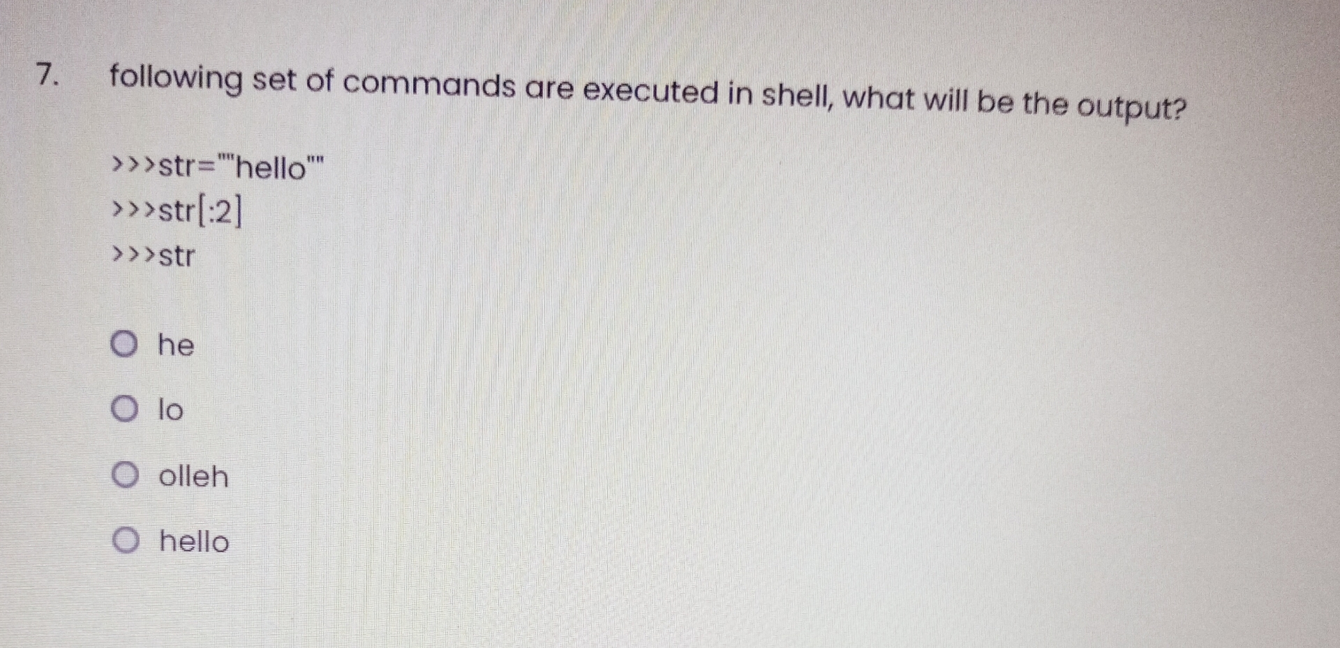 Solved following set of commands are executed in shell, what | Chegg.com