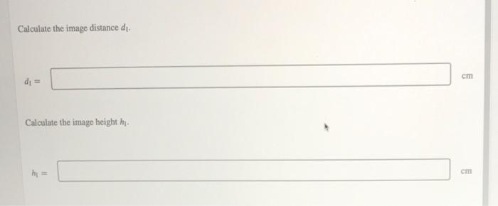 Solved An object 1.80 cm tall is placed 2.70 cm in front of | Chegg.com