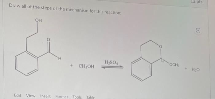 Solved Draw all of the steps of the mechanism for this | Chegg.com