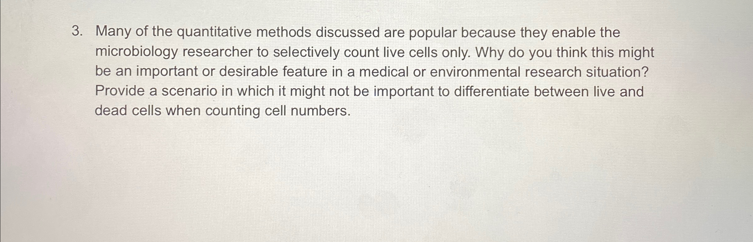 Solved Many of the quantitative methods discussed are | Chegg.com