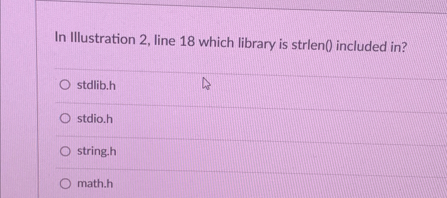 Solved In Illustration 2, ﻿line 18 ﻿which library is | Chegg.com