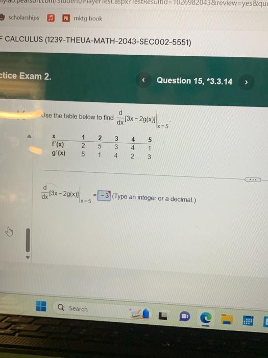 Solved scholarships ctice Exam 2. PB mktg book F CALCULUS | Chegg.com