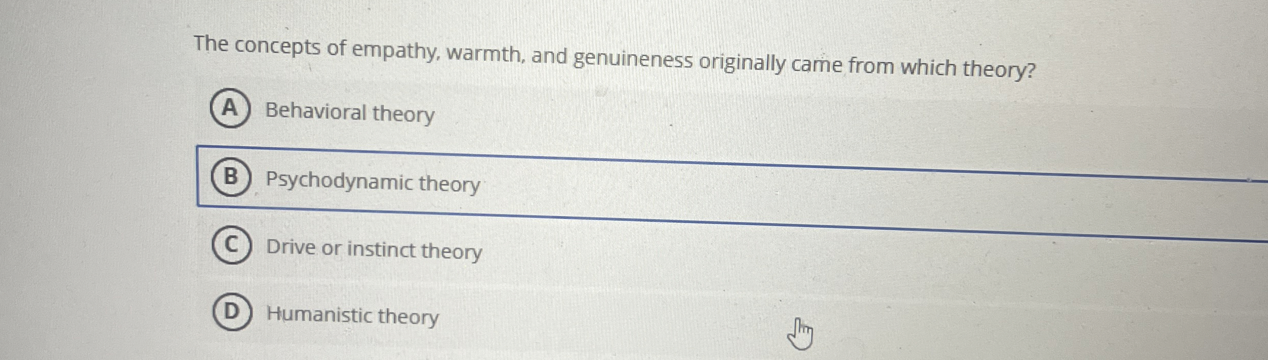 Solved The concepts of empathy, warmth, and genuineness | Chegg.com