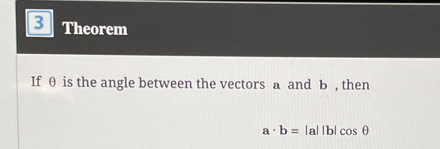 Solved Use Theorem 3 ﻿to prove the Cauchy-Schwarz | Chegg.com