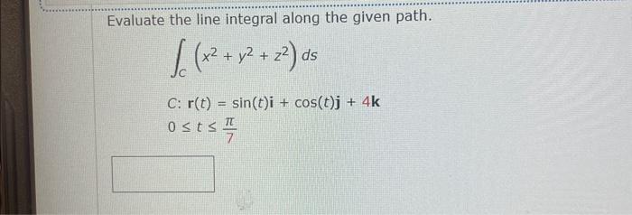 Solved C: counterclockwise around the circle x2+y2=9 from | Chegg.com